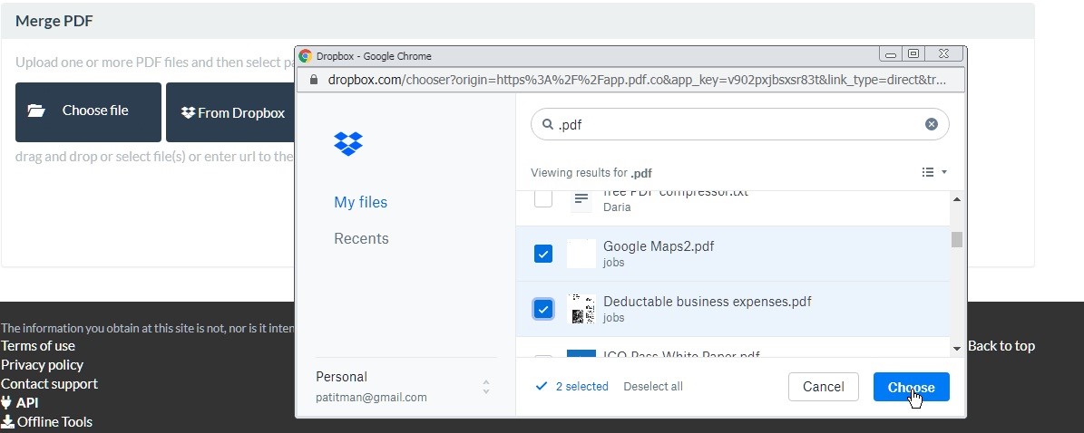 Merge PDF Files PDF co