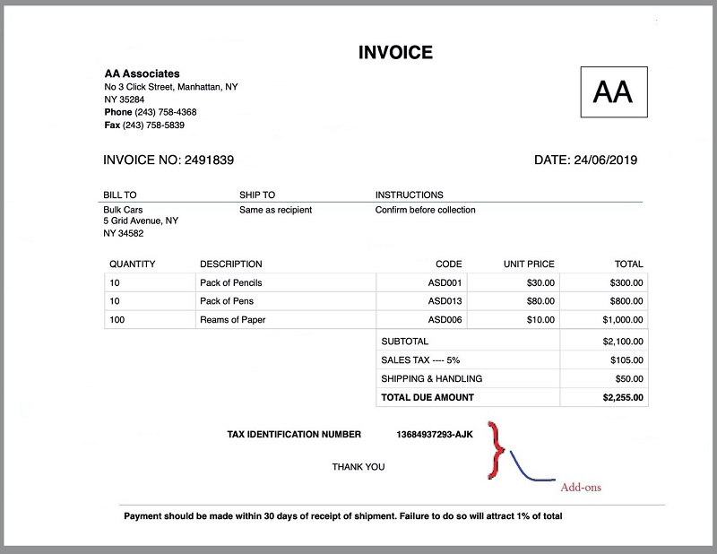 How To Create Invoices Add ons PDF co