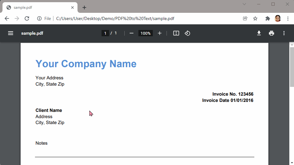 Extract Text From PDF Invoice In Python Using PDF co Web API PDF co
