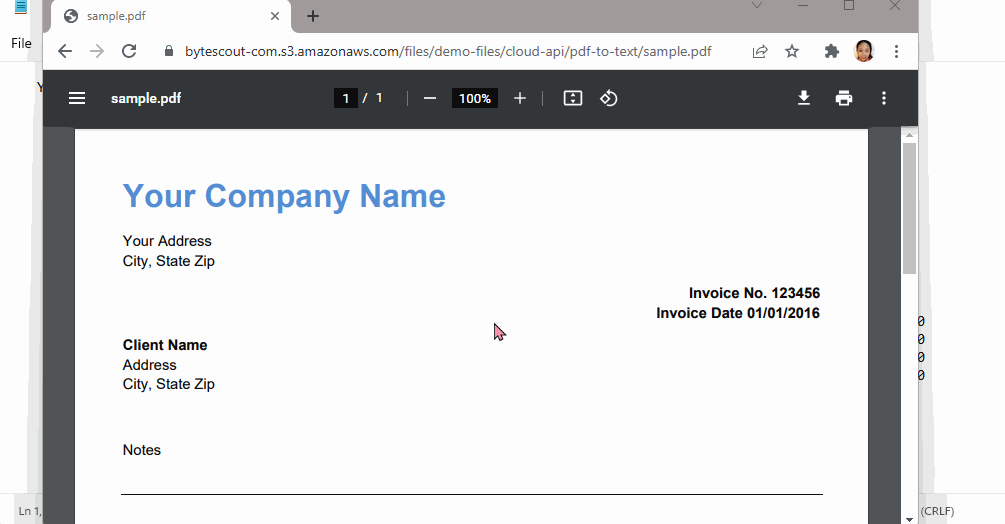 Extract Text From Scanned PDF In PHP Using PDF co Web API PDF co