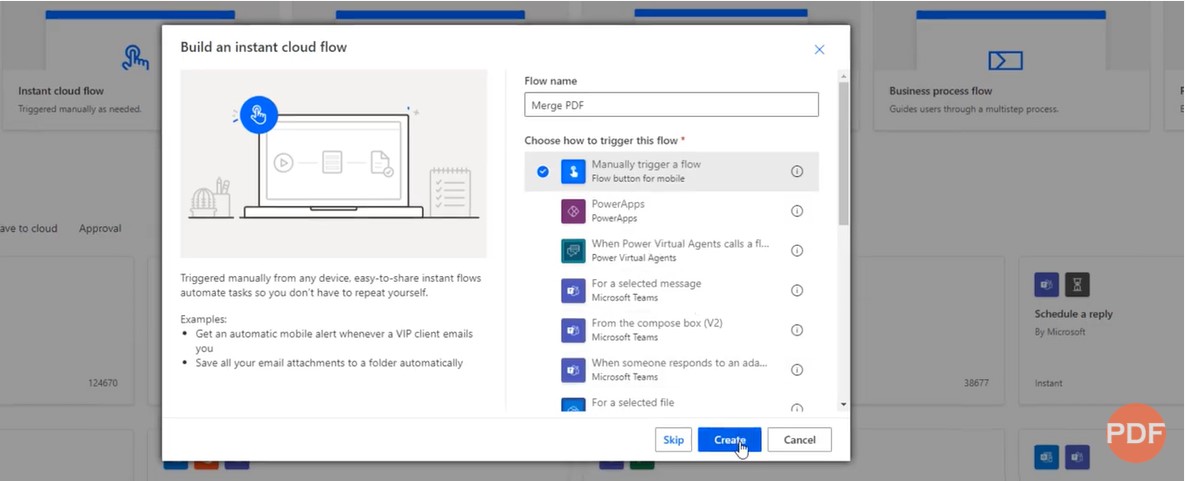 How To Merge Documents To PDF With PDF co Connector For Power Automate PDF co